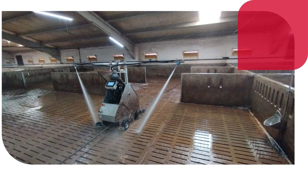 Improving Biosecurity: Farm Cleaning Robot